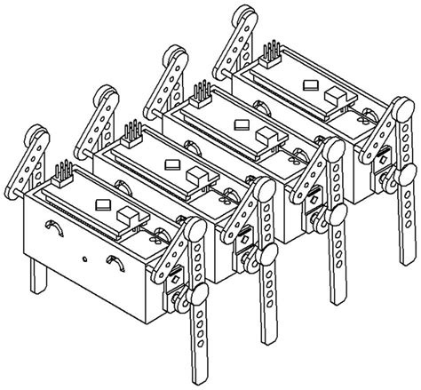 Assembled Multi Legged Robot With Variable Foot End Tracks And Control