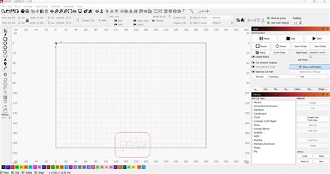 cutting files flips when switching between lasers lightburn software