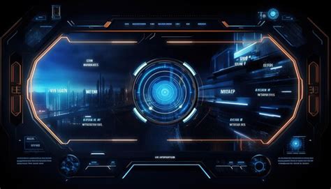 Premium Ai Image Control Panel Template Gui For Game Background