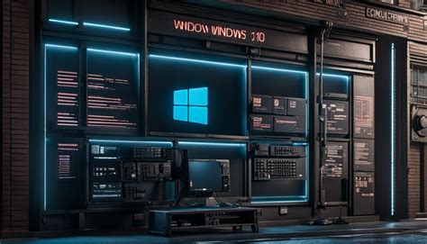 Windows10hacker Protest Cyberpunk Save Win10 Compu By