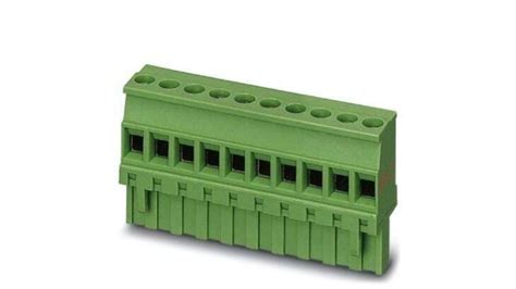 1912472 Phoenix Contact 5 08mm Pitch 9 Way Pluggable Terminal Block Plug Plug In Rs