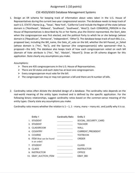 Solved Assignment 1 10 Points Cse 45036503 Database