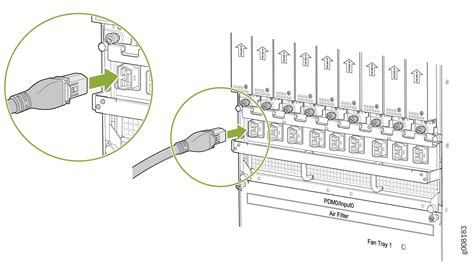 Connecting Power To A High Voltage Powered MX2000 Router With Power Distribution Modules