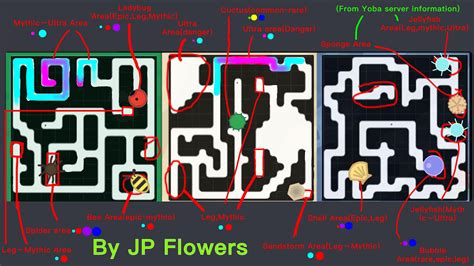 当前版本的三图难度分布以及特殊区域 哔哩哔哩