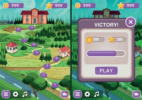 Game Map Adventure Maze Maps Mobile Game Ui Mobile Game Icon Objects Match 3 Landscape