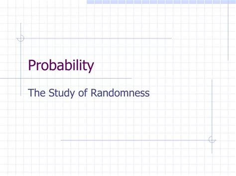 PPT Probability PowerPoint Presentation Free Download ID