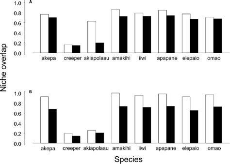Foraging Substrate Overlap Between Japanese White Eyes And Native