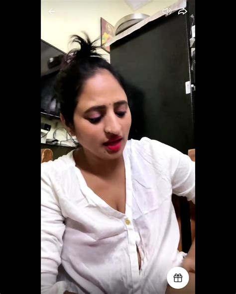 Telegu Instagram Tango Model In Shirt And In Bra Showing