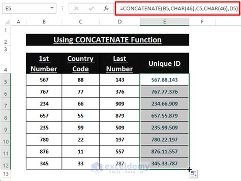 How To Insert Dot Between Numbers In Excel 3 Ways Exceldemy