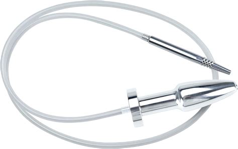 Metal Bullet Anal Plug Threaded Urethral Penis Plug Male Masturbation Enema Anal
