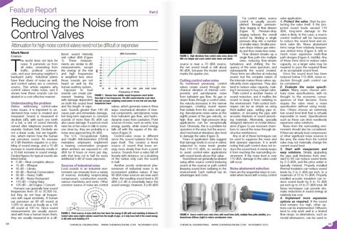 Mitigating Control Valve Noise