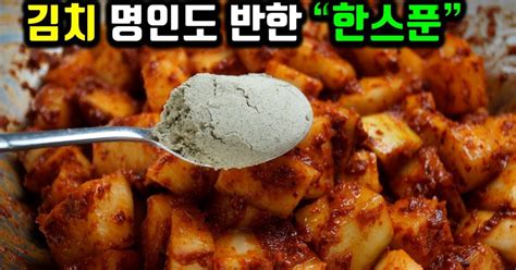 깍두기 맛있게 담는법 황금레시피 깍두기 김치 담그는 방법 깍두기 만들기
