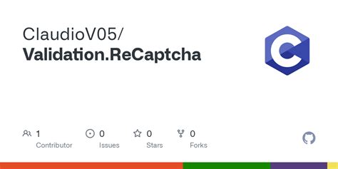 GitHub ClaudioV05 Validation ReCaptcha