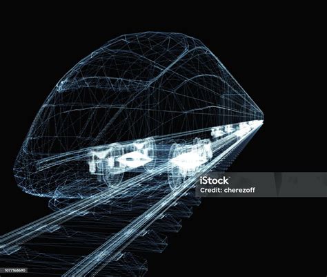 추상 다각형 고속 여객 열차 0명에 대한 스톡 사진 및 기타 이미지 0명 3차원 형태 기차 Istock
