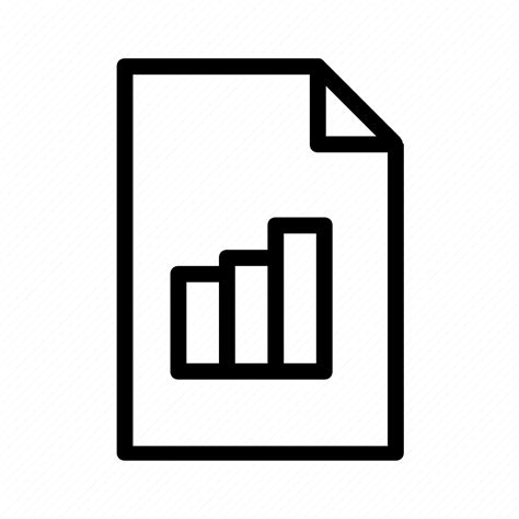 symbol document chart paper report icon download on iconfinder