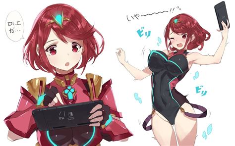 Hot Swimsuit Pyra Xenoblade Chica Anime Chicas Anime Personajes De Videojuegos