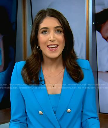 Wornontv Liz Kreutzs Blue Double Breasted Blazer On Nbc News Daily Clothes And Wardrobe From Tv
