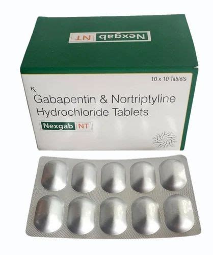 Nexgab Nt Gabapentin Nortriptyline Hydrochloride Tablets 300 Mg At ₹ 1564 Box In Rajkot
