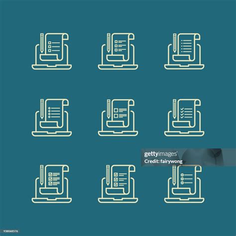 Checklist On Computer Monitor Screen High Res Vector Graphic Getty Images