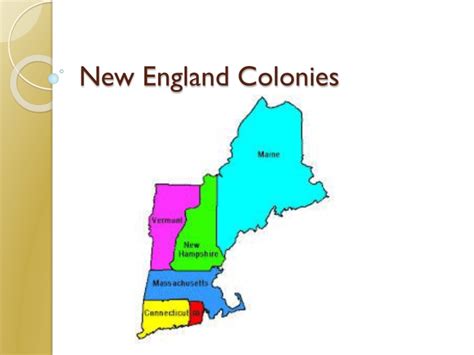 New England Colonies History Religion Key Figures