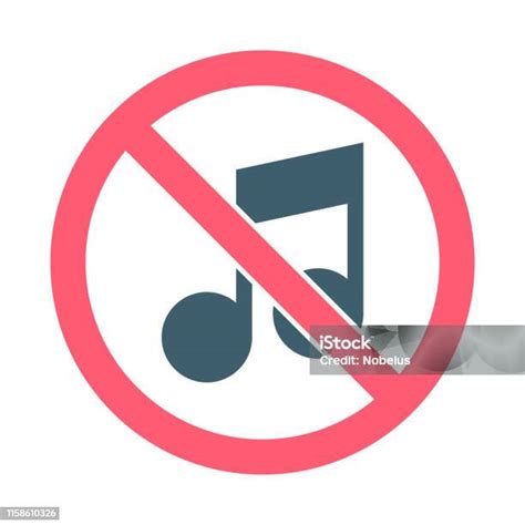 소리 표시가 없습니다 아니 음악 금지 기호 벡터 그림 사운드 아이콘 없음 금지 및 침묵 노이즈 기호 없음 벡터 그래픽 0명에 대한 스톡 벡터 아트 및 기타 이미지 Istock