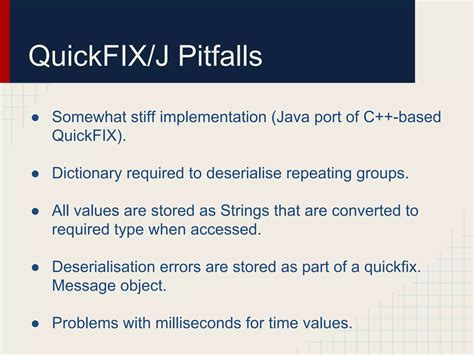Fix Bindings For Java Ppt
