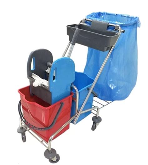 Wiadro Plastikowe 18l Czerwone Wózek Spark Sortbin24pl