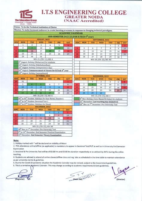 Mut Academic Calendar 2024 Btech Ashla Malvina