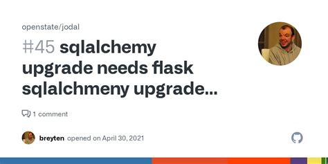 Sqlalchemy Upgrade Needs Flask Sqlalchmeny Upgrade Too · Issue 45