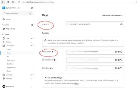 Plaid Integration For Credit Card Dynamicpoint