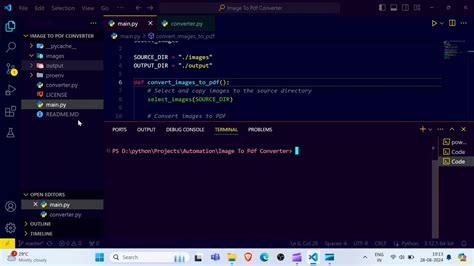 aditya shinde on linkedin python pythonprogramming imagetopdf pdfconverter opensource…