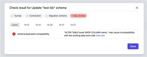 review rules bytebase docs