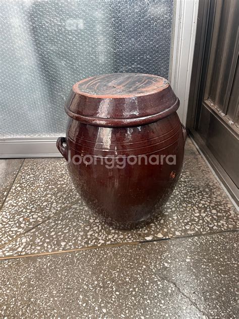 국산 신일토기 항아리 장독대 농기계농업용공구 중고나라