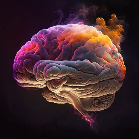 Premium Photo Rgb Space Brain Image