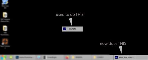 After Effects Windows Taskbar No RENDER Info Displaying Creative COW