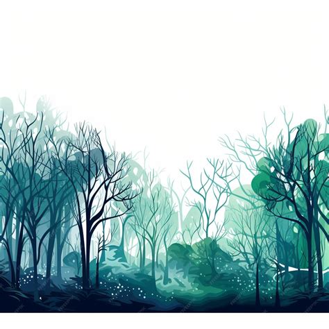 Premium Vector Forest Background Vectorforest Background Vector