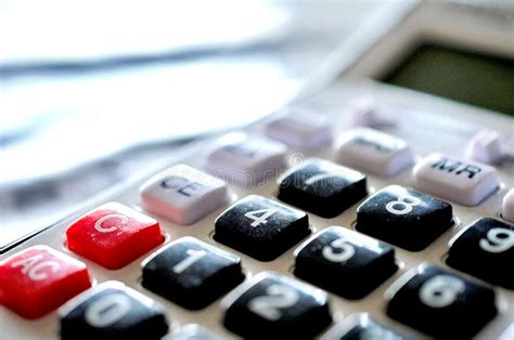 Simple Calculator Buttons Numbers Stock Photo Image Of Count Business 229856910