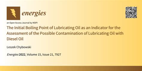 pdf the initial boiling point of lubricating oil as an indicator for