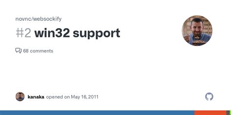 win32 support · issue 2 · novnc websockify · github