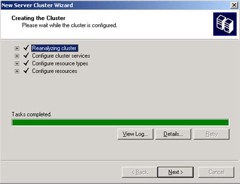Getting Started With Mscs Part 3 Create Server Cluster