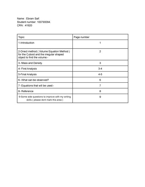 PHY LAB New The Lab For Phy PHY U Ontario Tech University Studocu