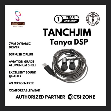Jual Tanchjim Tanya DSP Dynamic Driver Hi Fi In Ear Monitor Earphone