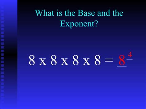 Exponents Intro With Practice Math Subject Ppt Physics Science