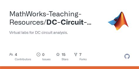 GitHub MathWorks Teaching Resources DC Circuit Analysis Virtual Labs For DC Circuit Analysis