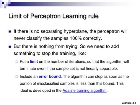 Ppt Neural Networks Lecture 4 Least Mean Square Algorithm For Single