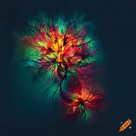 Abstract Surreal Art Depicting Remorse In Nature On Craiyon