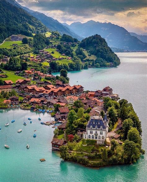 Iseltwald Switzerland Lugares Hermosos Lugares Exóticos Lugares