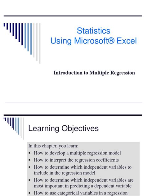 Week 2 Multiple Regression Pdf Errors And Residuals Coefficient
