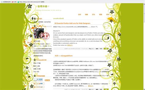 csdn blog css 草绿风格 csdn博客