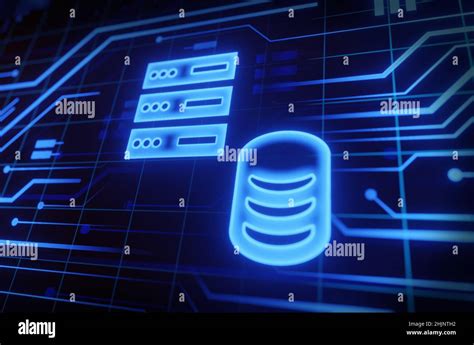 Data Center Abstract Digital Warehouse Server Room Of Clouds